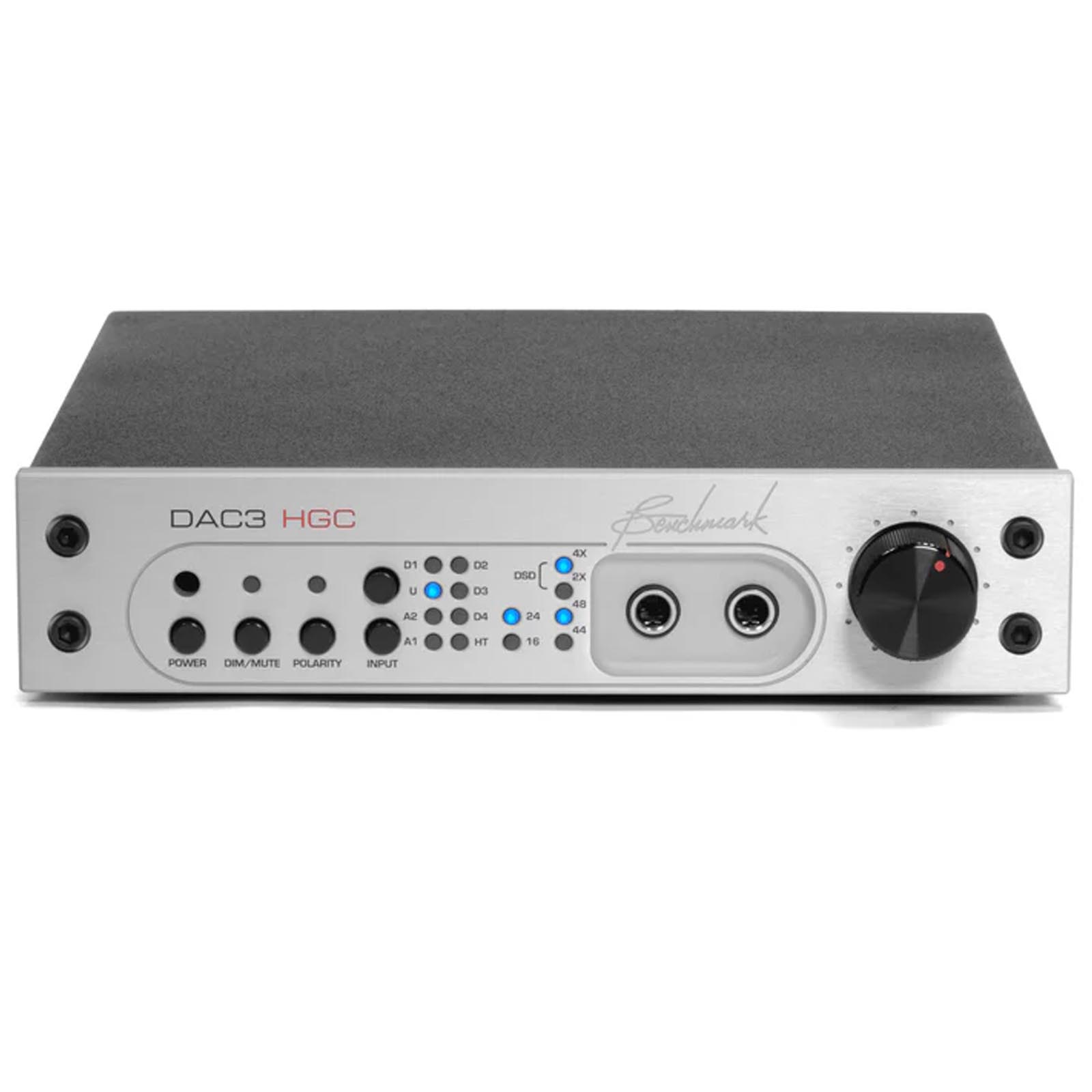 Benchmark DAC3 HGC - Silver - Stereo Preamp / PCM & DSD DAC / Headphone Amp w/remote - It ...